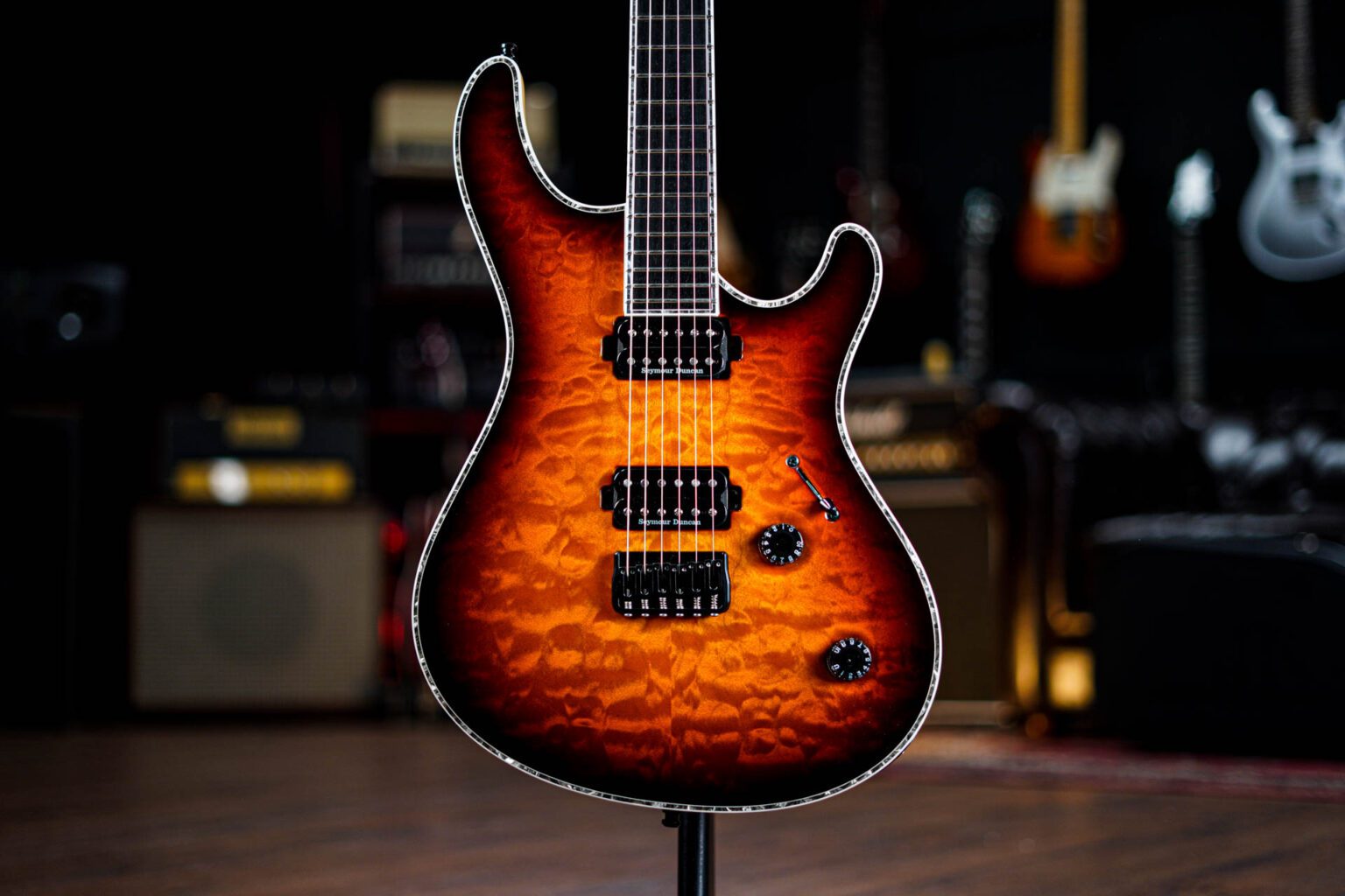 Mayones Regius 6 Quilt Top in 3 Tone Sunburst - Guitar Gear Giveaway