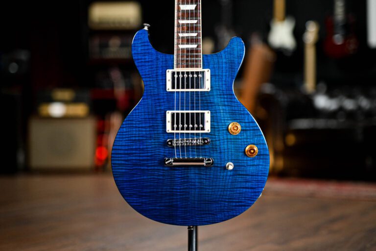 Gibson Les Paul Standard DC in Trans Blue - Guitar Gear Giveaway