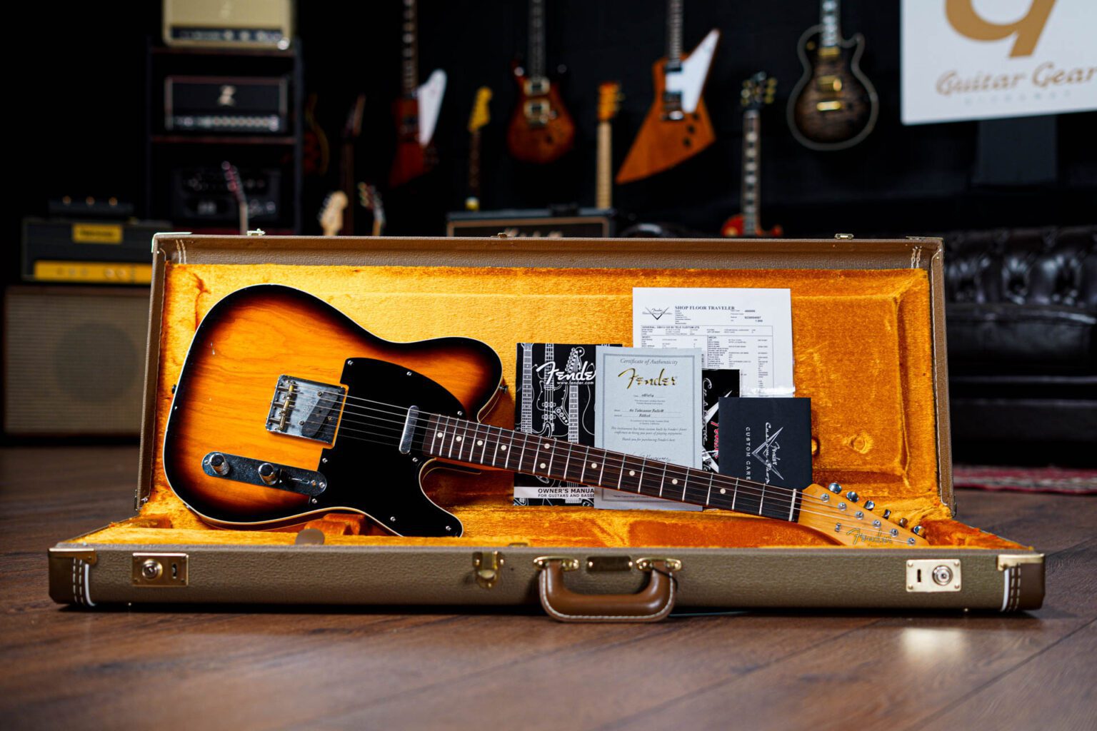 Fender Custom Shop 60's Double Bound Telecaster in Three Tone Burst ...