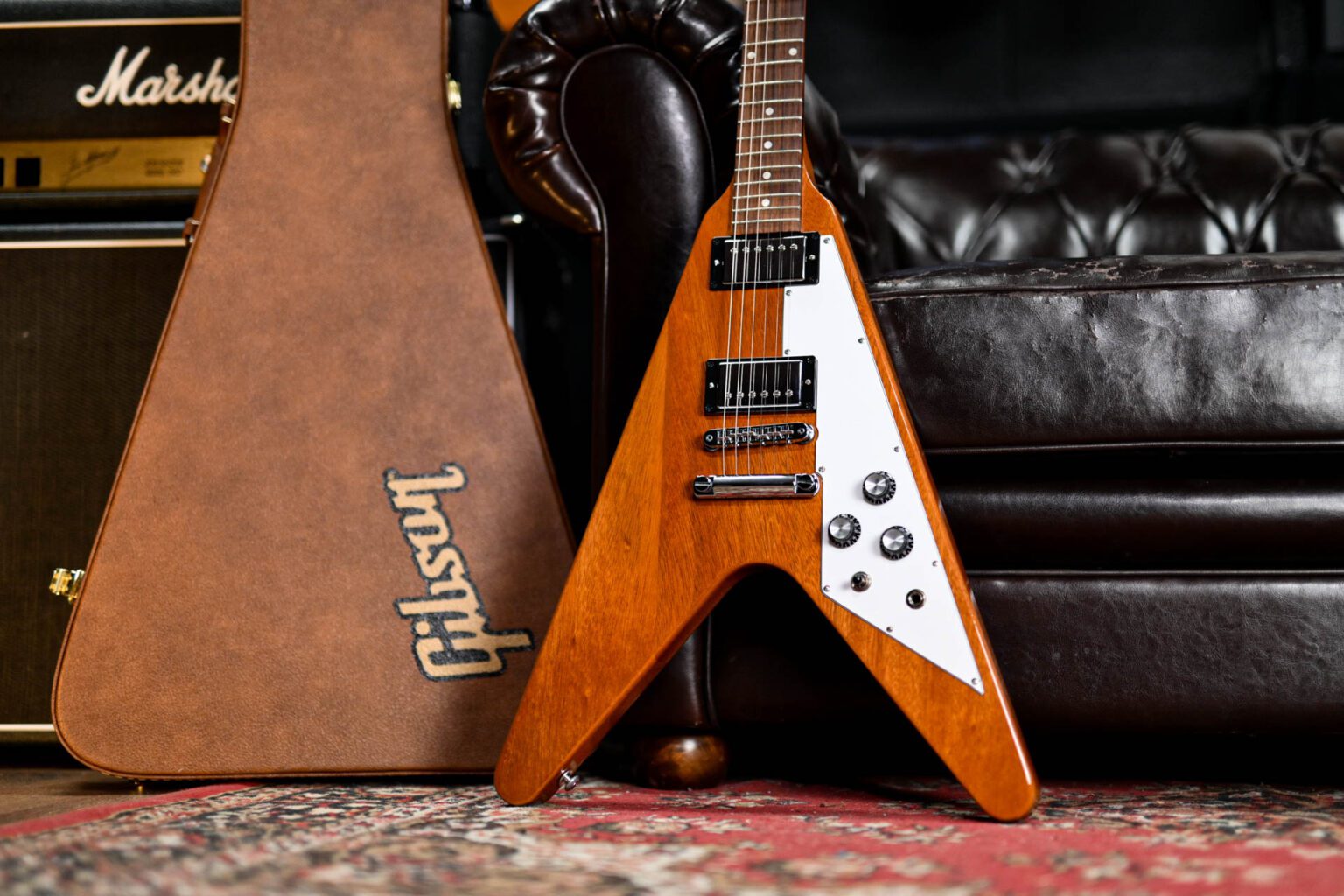 Gibson Flying V in Natural - Guitar Gear Giveaway