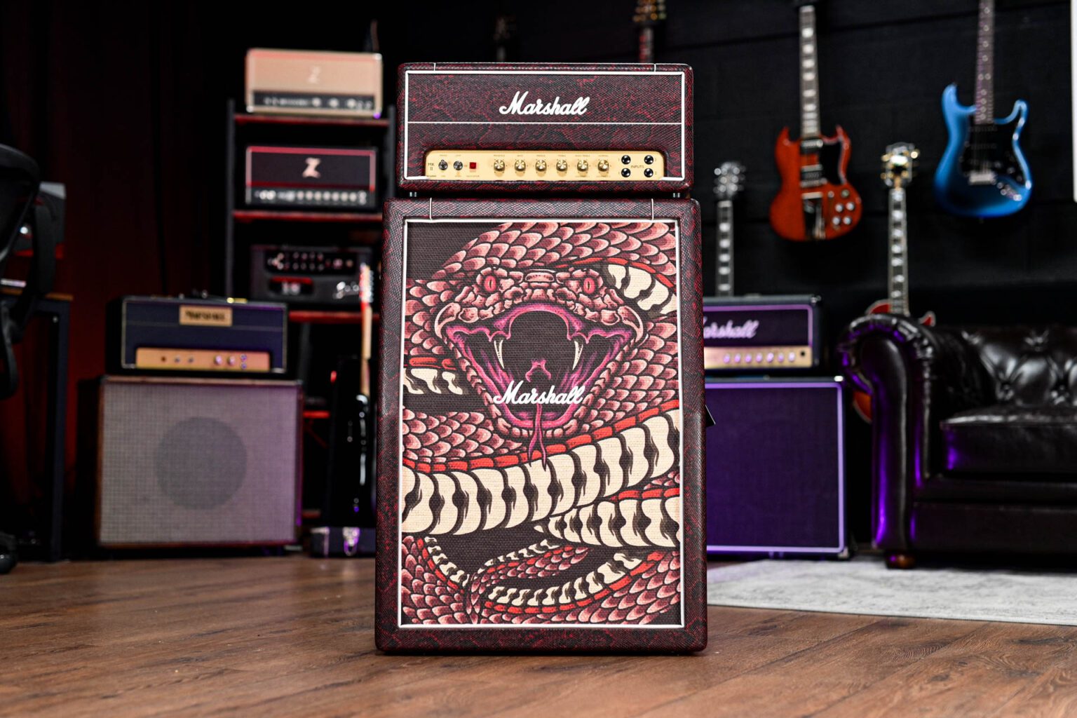 Marshall Design Store Studio Vintage Plexi Valve Amp Head & Matching ...