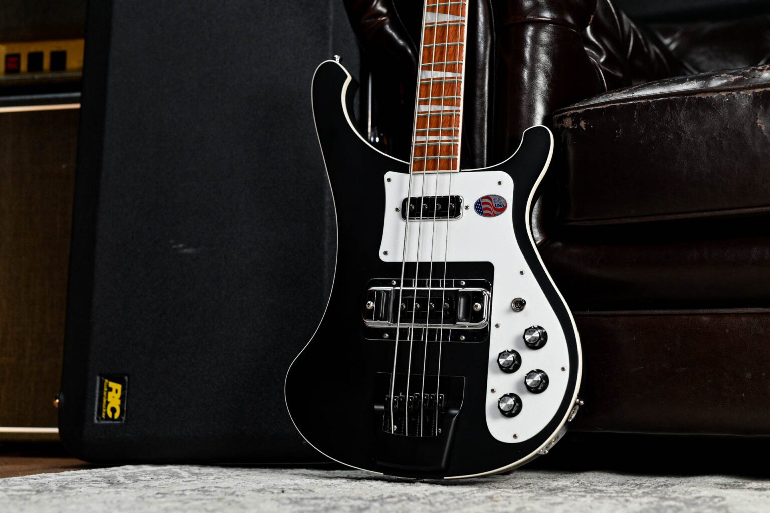 Rickenbacker 4003 in Matte Black - Guitar Gear Giveaway