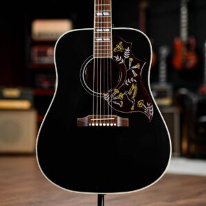 Gibson Limited Edition Hummingbird Acoustic in Ebony - Guitar Gear Giveaway