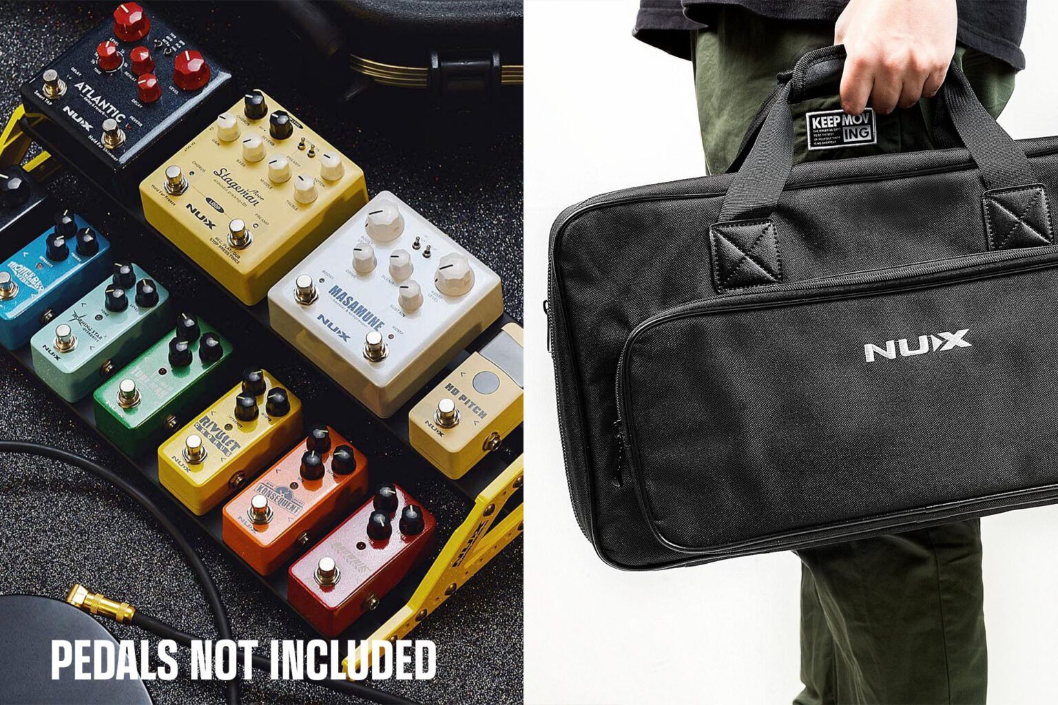 Nux NPB-M Medium Bumblebee Pedalboard plus Bag - Guitar Gear Giveaway