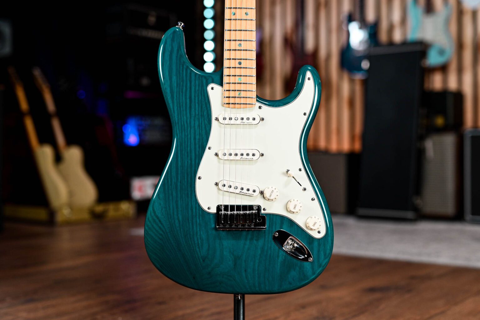 Fender Deluxe Stratocaster in Teal Green - Guitar Gear Giveaway