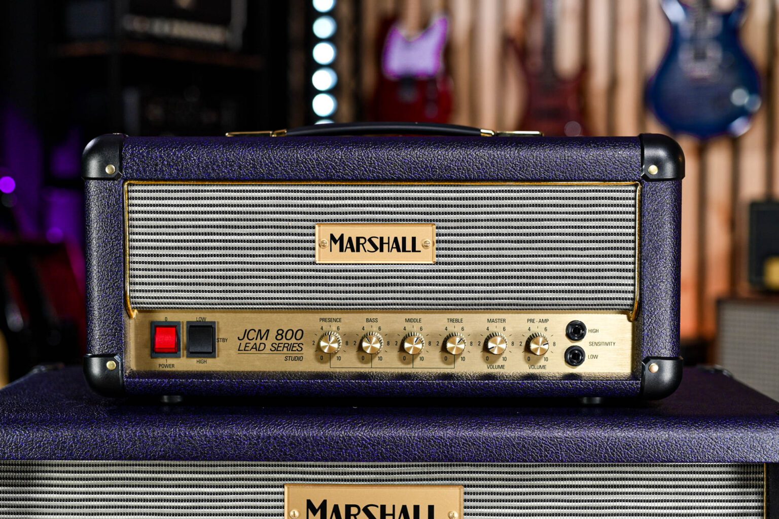 Marshall Design Store SC20 Head & 1936 2x12" Cabinet - Black/Purple ...