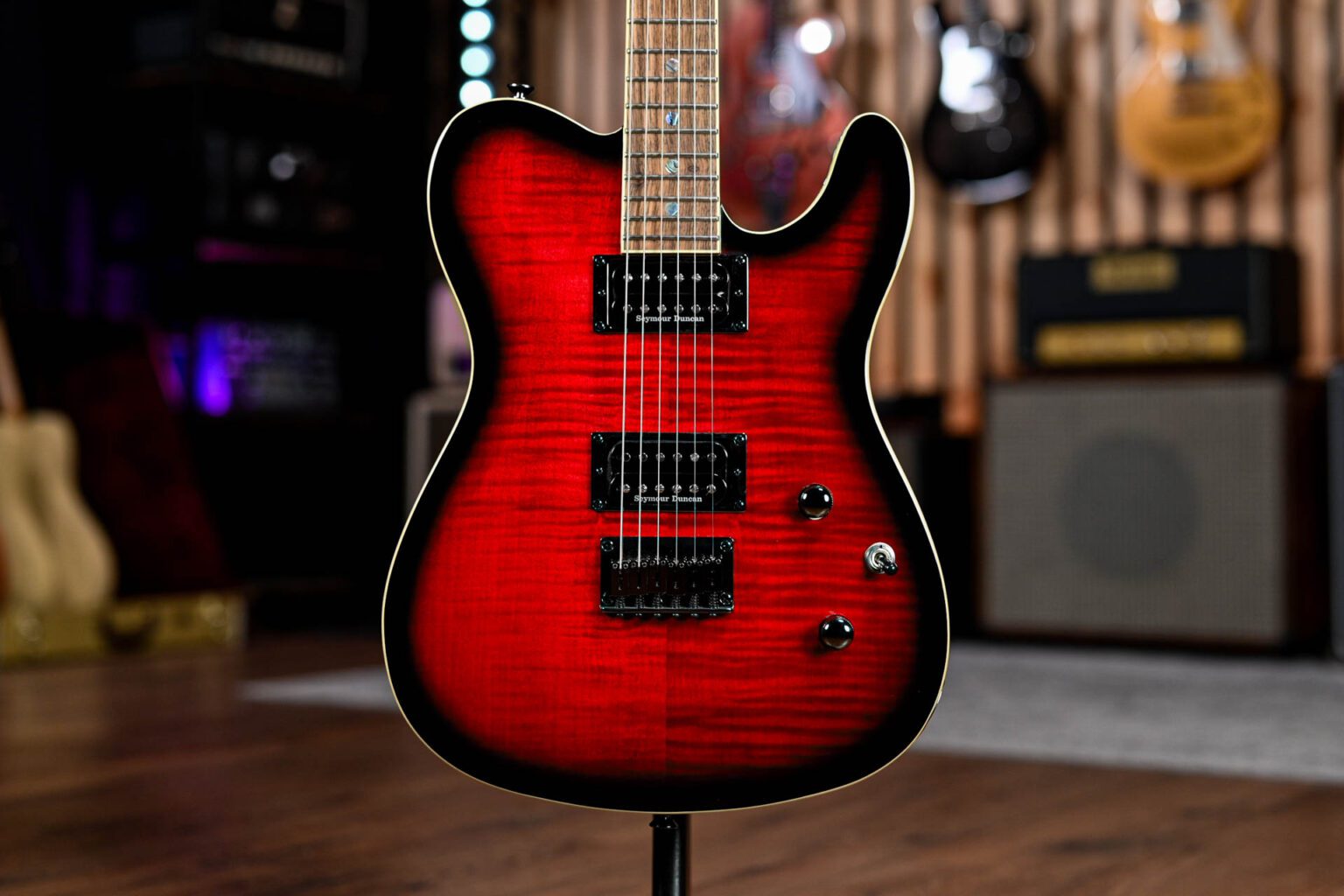 Fender Custom Telecaster FMT HH in Black Cherry Burst - Guitar Gear ...