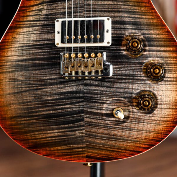 PRS Wood Library DGT Special Run in Burnt Maple Leaf with Flame Maple ...