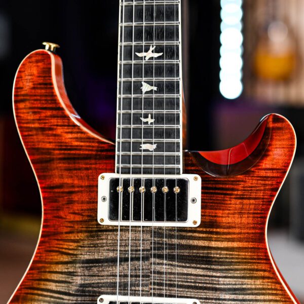 PRS Wood Library DGT Special Run in Burnt Maple Leaf with Flame Maple ...