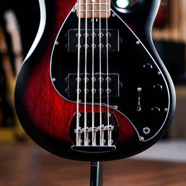 Music Man Sterling Sub Series Stingray 5 HH in Ruby Redburst - Guitar ...
