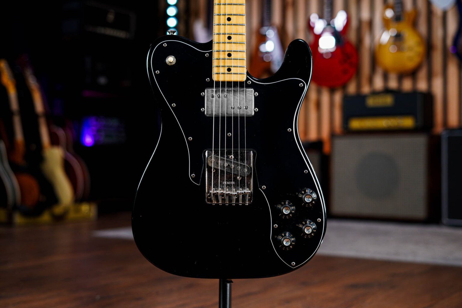Fender 1975 Telecaster Custom In Black - Guitar Gear Giveaway