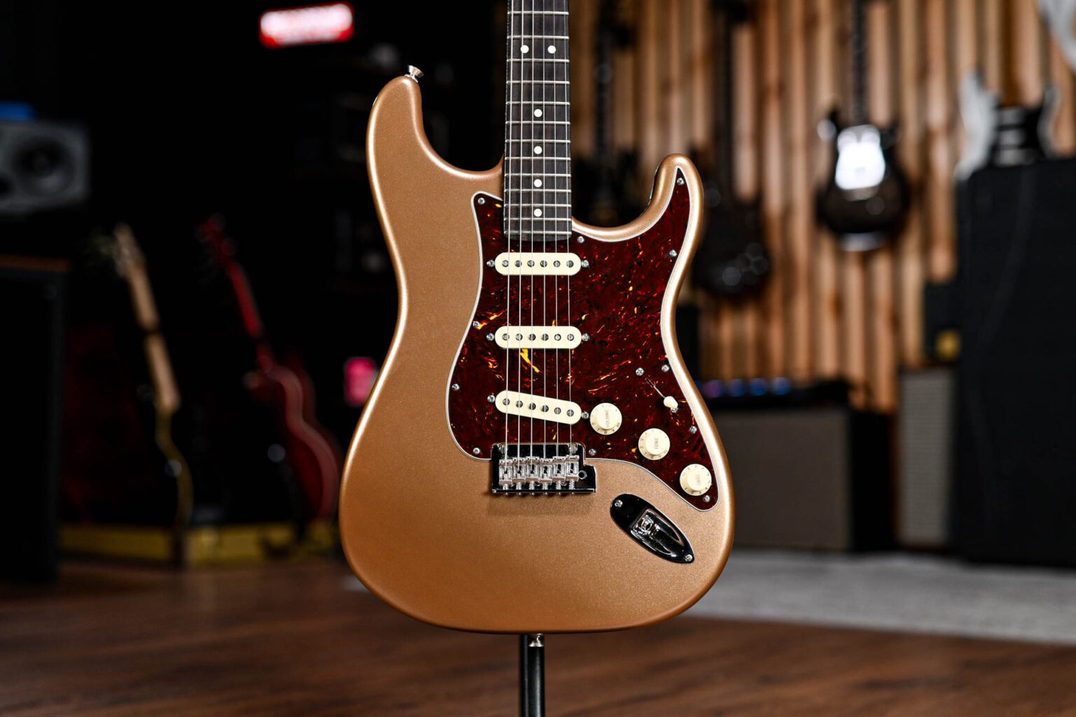 Fender FSR American Professional II Stratocaster in Firemist Gold with ...