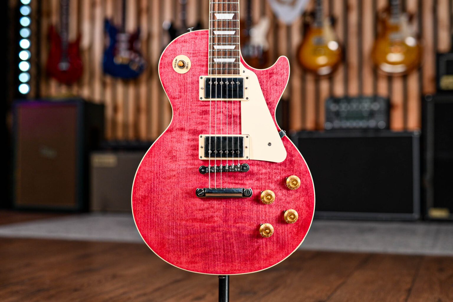 Gibson Les Paul Standard 50s Figured Top in Translucent Fuchsia ...