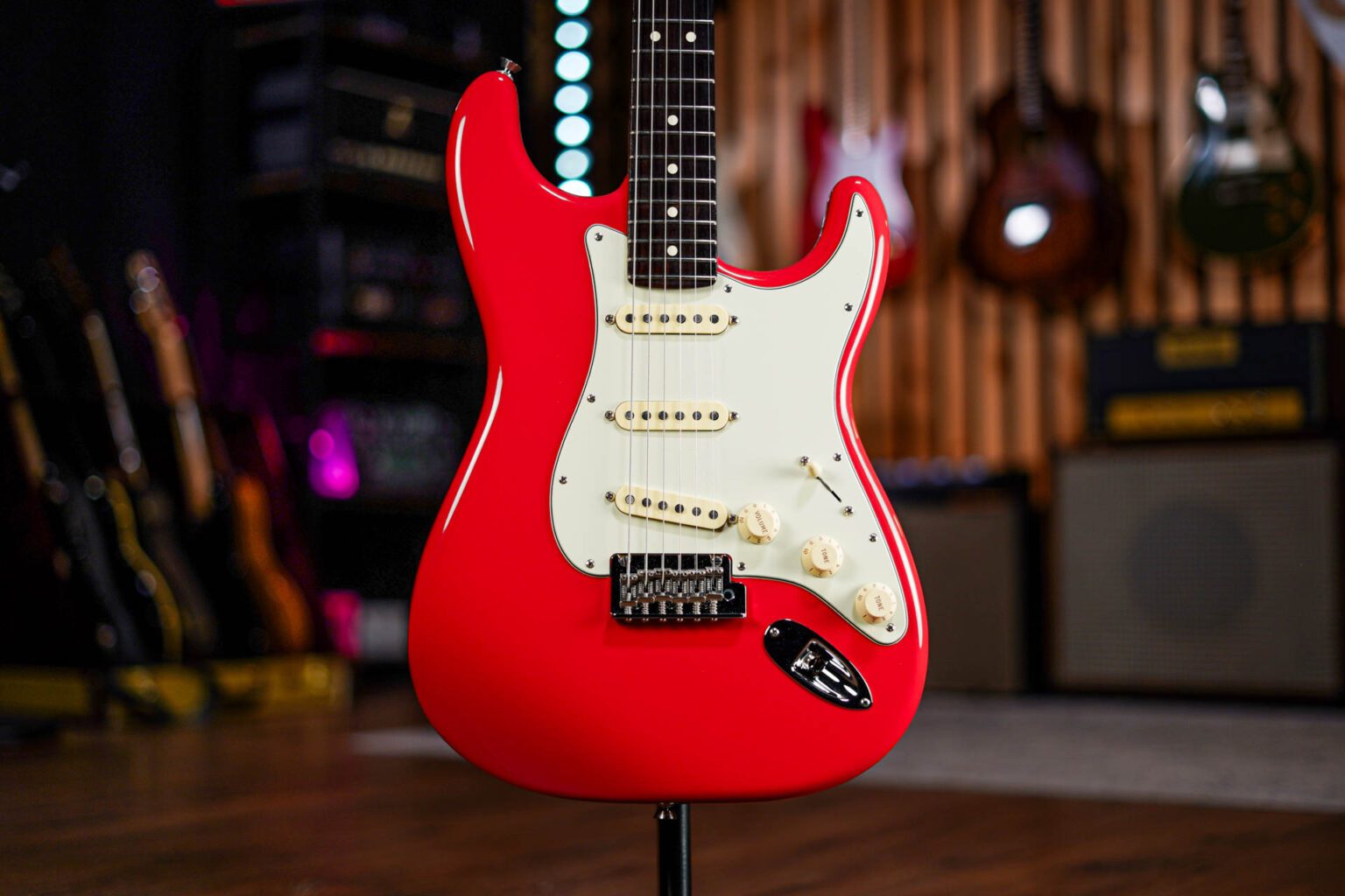 Fender FSR American Professional II Stratocaster in Fiesta Red with roasted maple neck - Guitar ...