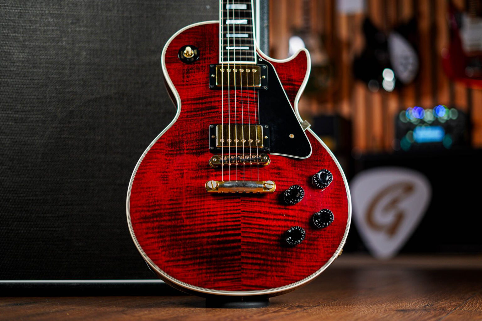 Gibson Les Paul Custom in Wine Red - Guitar Gear Giveaway