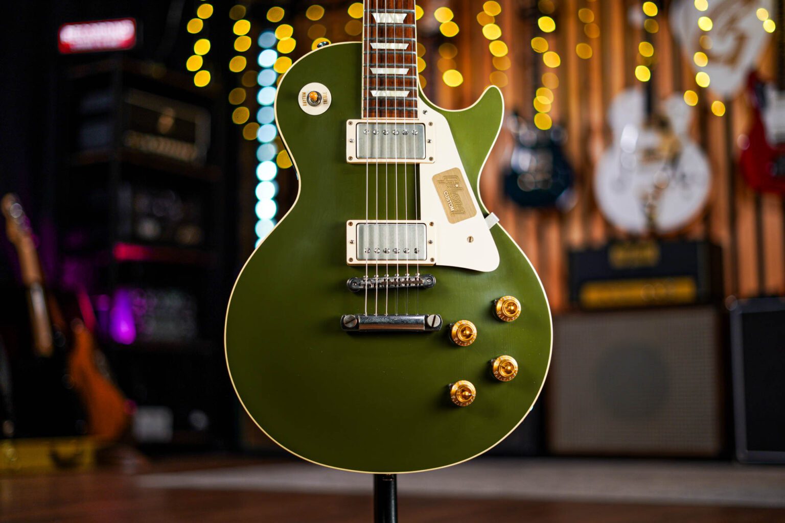 Gibson Custom Shop '58 Les Paul Standard Reissue 1 of 25 in Olive Drab ...