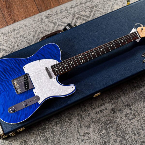 Fender MIJ LTD Edition 1960's Custom Telecaster QMT In Aquamarine ...