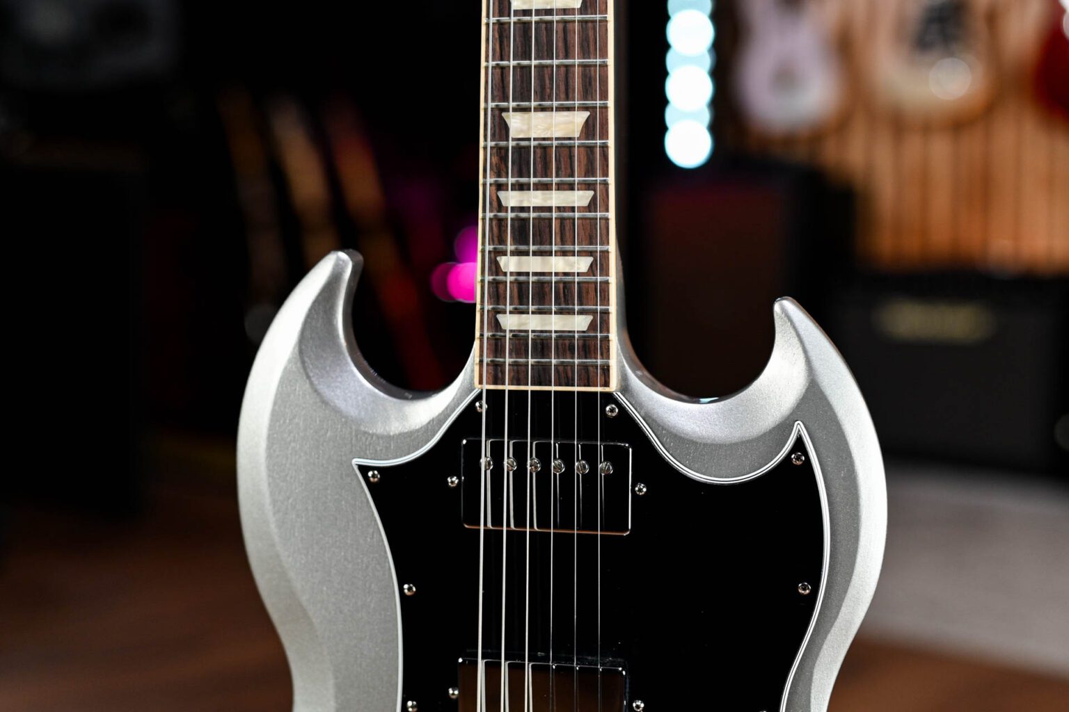 Gibson SG Standard in Silver Mist #4 - Guitar Gear Giveaway