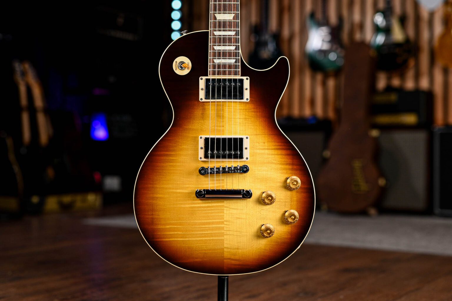 Gibson USA Les Paul Standard 50s Faded Vintage Tobacco Burst - Guitar ...