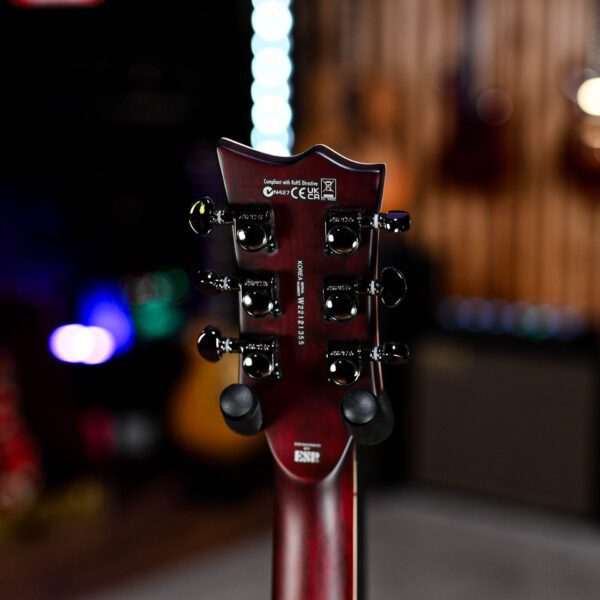 ESP LTD EC-401 QM See-Thru Black Cherry Satin Limited Edition #2 ...