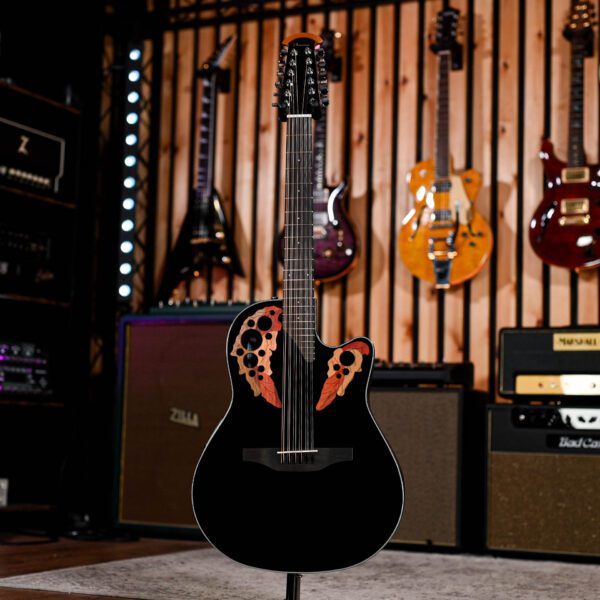 Ovation CE4412-5 Celebrity Elite 12-String Mid Depth Black - Guitar ...