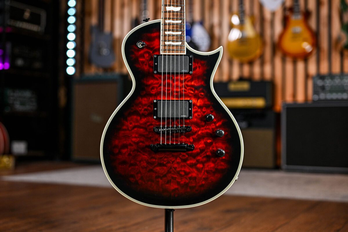 ESP E-ll Eclipse in See Thru Black Cherry Sunburst - Guitar Gear Giveaway