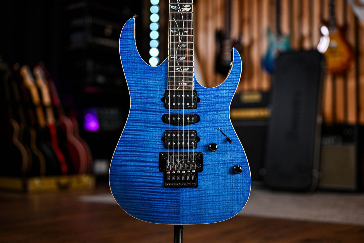 Ibanez J Custom RG8570 in Royal Blue Sapphire - Guitar Gear Giveaway