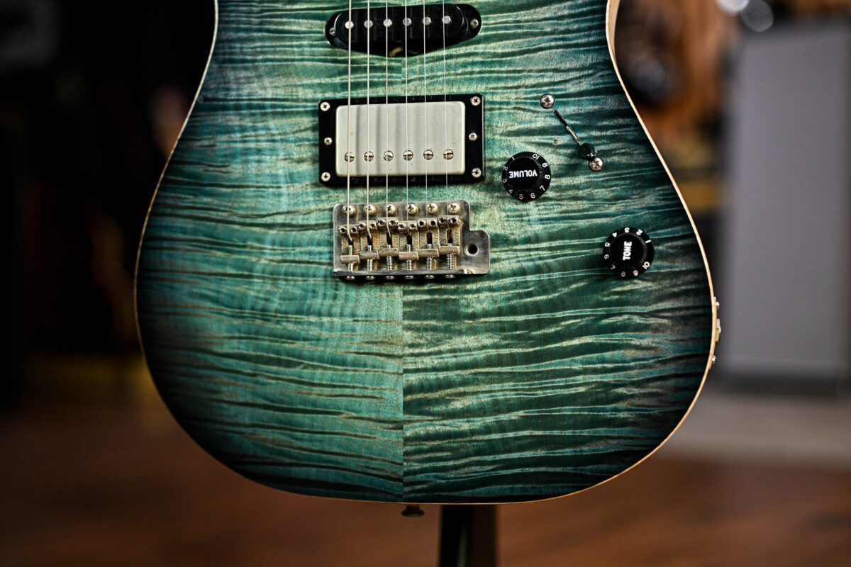 Patrick James Eggle '96 Droptop in Island Blue Burst - Guitar Gear Giveaway
