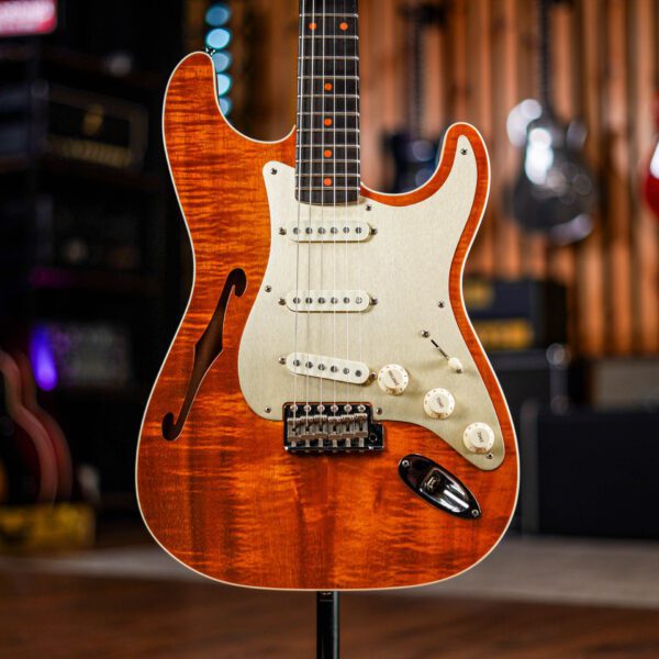 Fender Custom Shop 30th Anniversary Artisan Koa Thinline Stratocaster ...