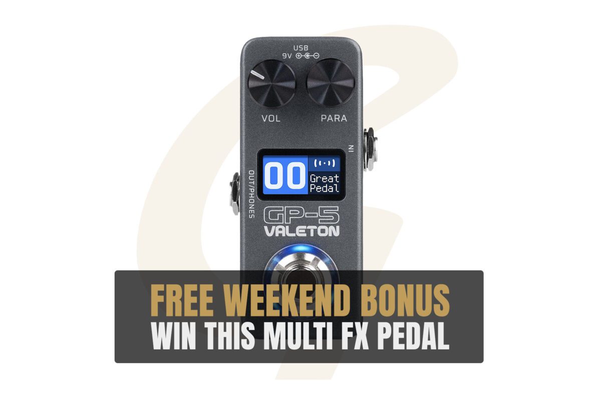 Free Weekend Bonus | Win A Valeton GP-5 | Auto Draw - Guitar Gear Giveaway