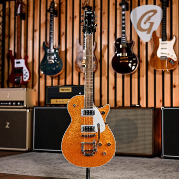 Gretsch G5230T Electromatic Sparkle Jet FT Single-Cut Gold Sparkle ...