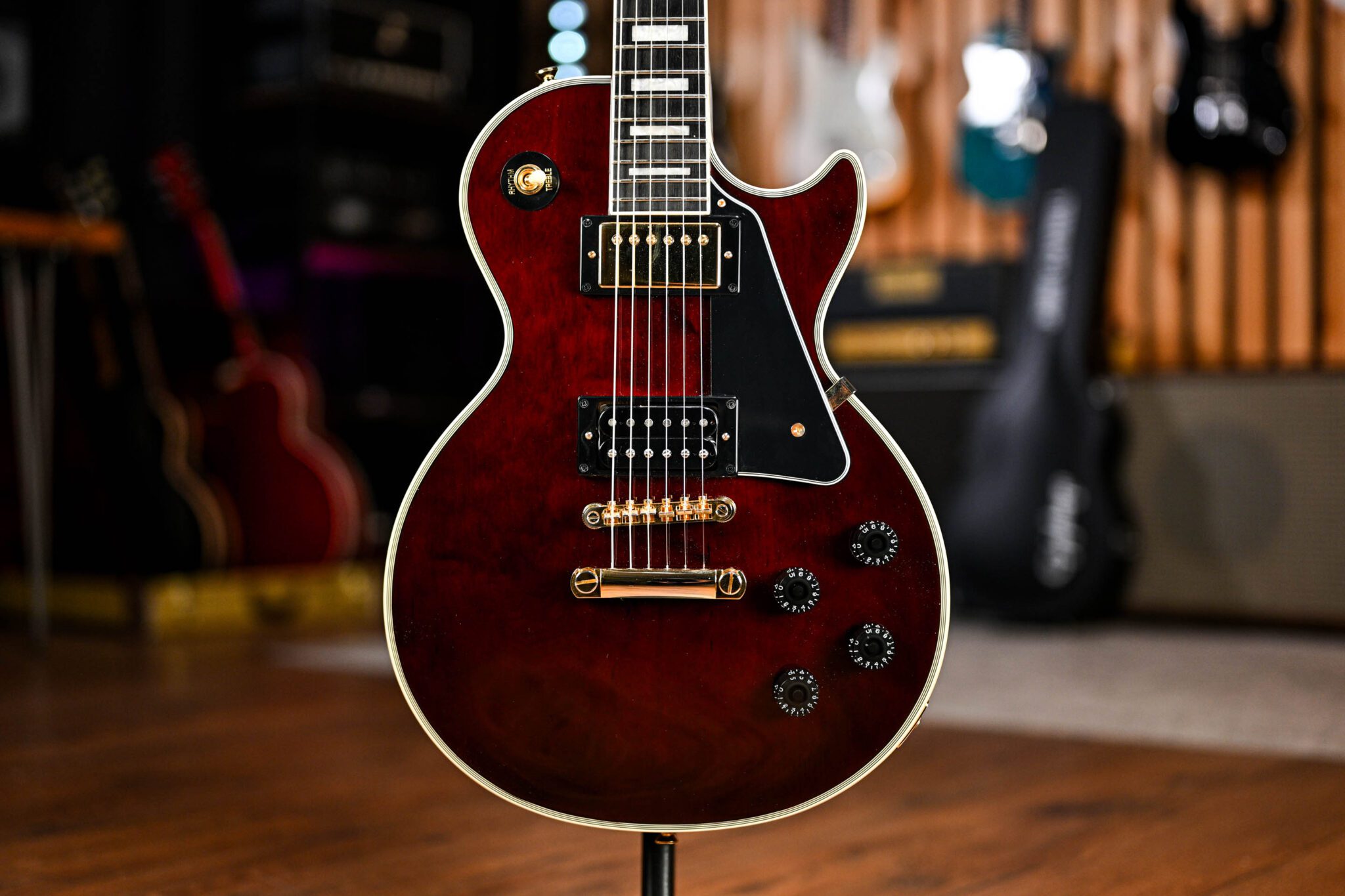 Epiphone Jerry Cantrell Wino Les Paul Custom in Dark Wine Red - Guitar ...