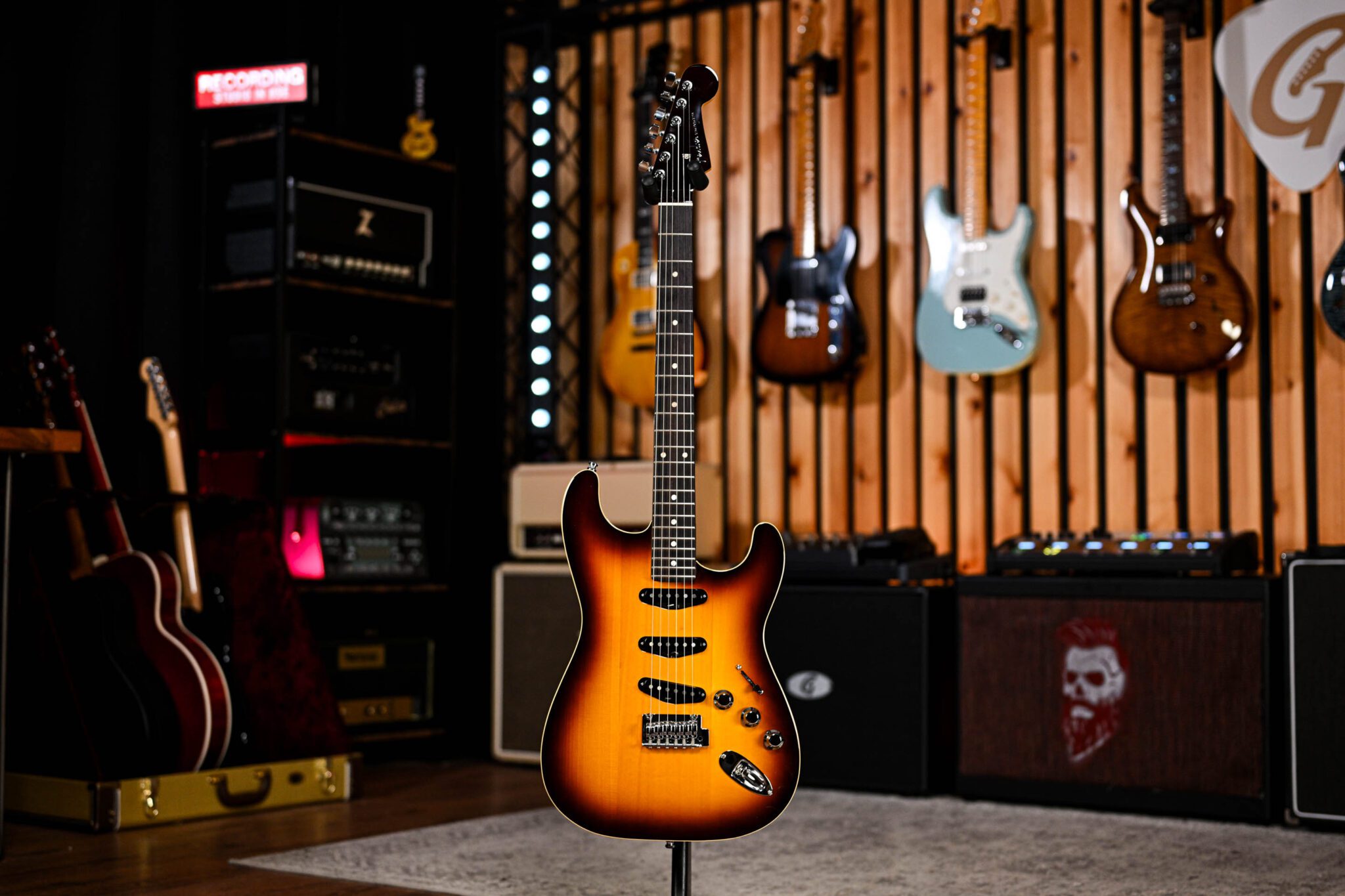 Fender Aerodyne Special Stratocaster in Chocolate Burst - Guitar Gear ...